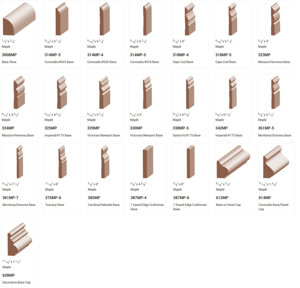 Maple Moldings in Harbor City, CA | Moldings Unlimited